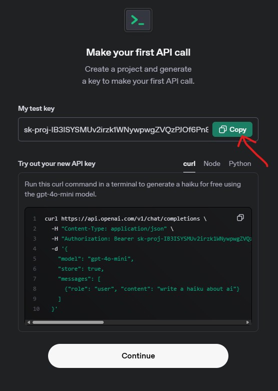 วิธีสร้าง OpenAI Key เพื่อนำไปใช้กับโปรแกรมต่างๆ